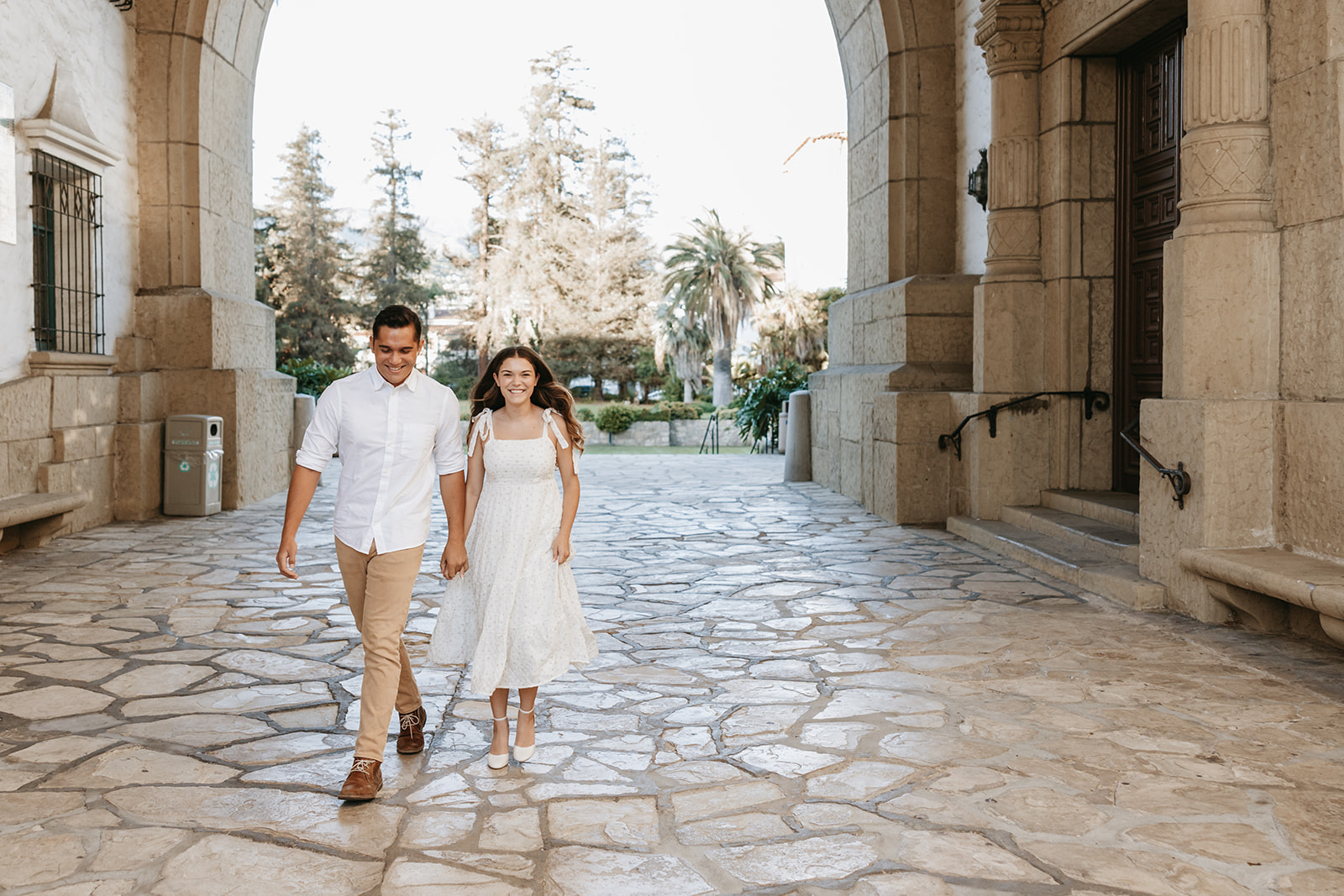 Santa Barbara Courthouse Engagement Session | Rachel & Dylan ...